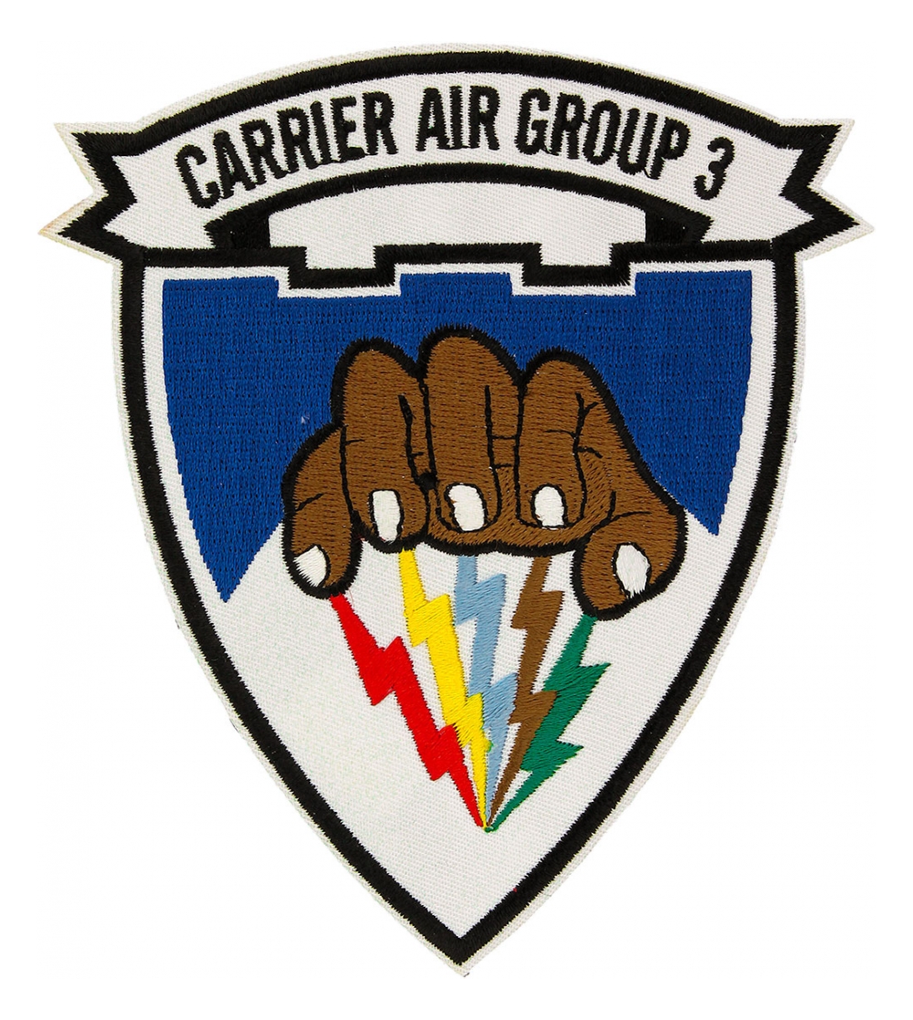 Navy Carrier Air Group CAG-3 Patch | Flying Tigers Surplus