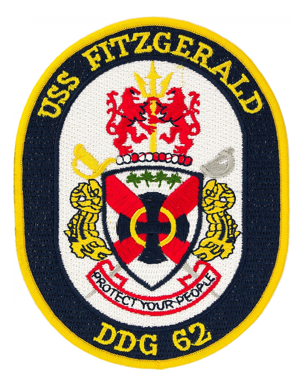 USS Fitzgerald DDG-62 Ship Patch | Flying Tigers Surplus