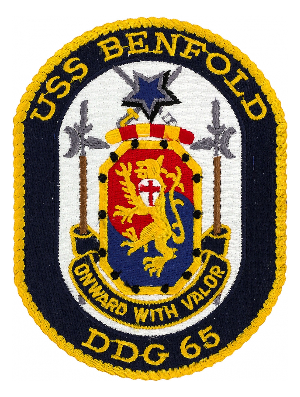 USS Benfold DDG-65 Ship Patch | Flying Tigers Surplus