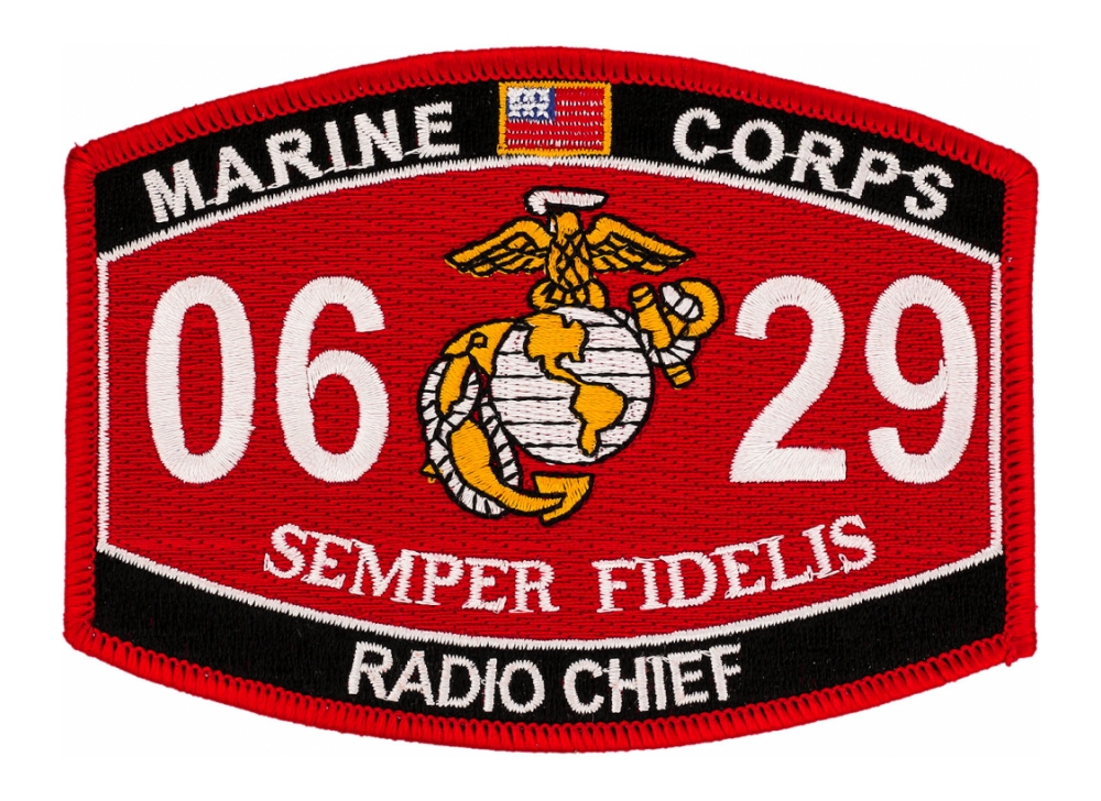 USMC MOS 0629 Radio Chief Patch | Flying Tigers Surplus