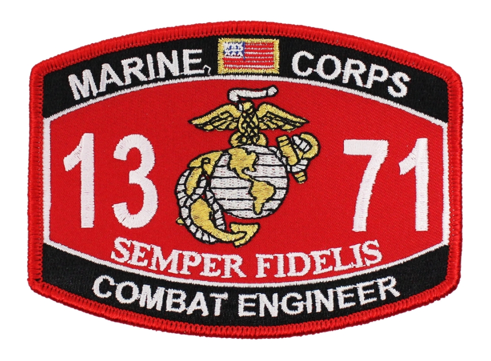 USMC MOS 1371 Combat Engineer Patch | Flying Tigers Surplus