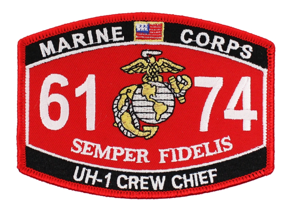 USMC MOS 6174 UH-1 Crew Chief Patch | Flying Tigers Surplus