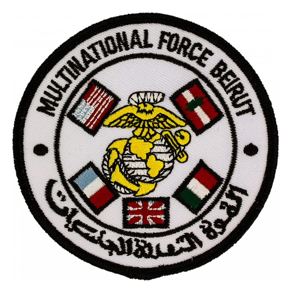 USMC Multinational Force Beirut Patch | Flying Tigers Surplus