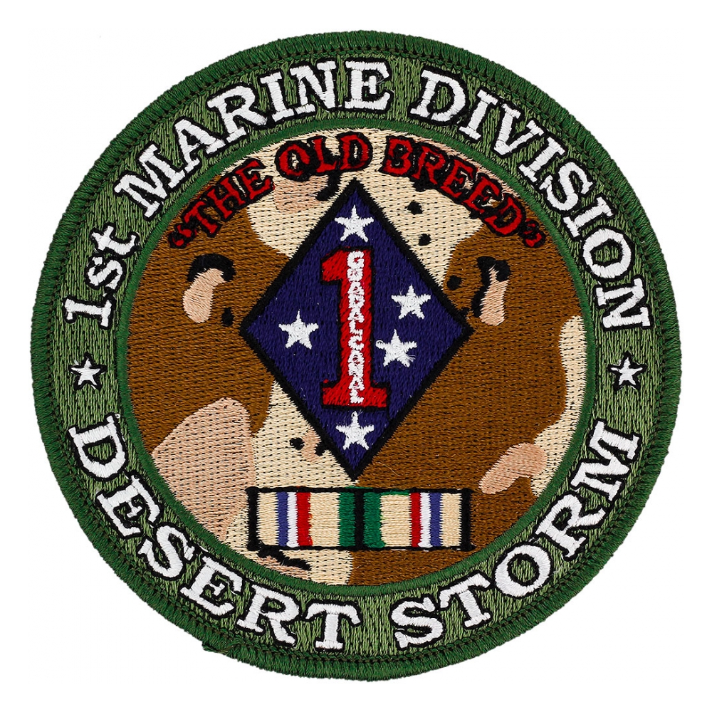 1st Marine Division Desert Storm Patch | Flying Tigers Surplus