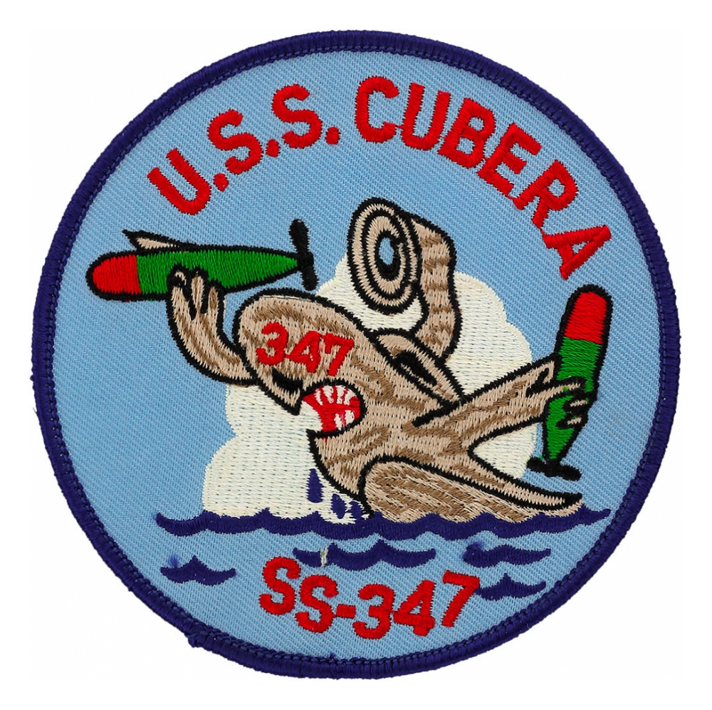 USS Cubera SS-347 Patch | Flying Tigers Surplus