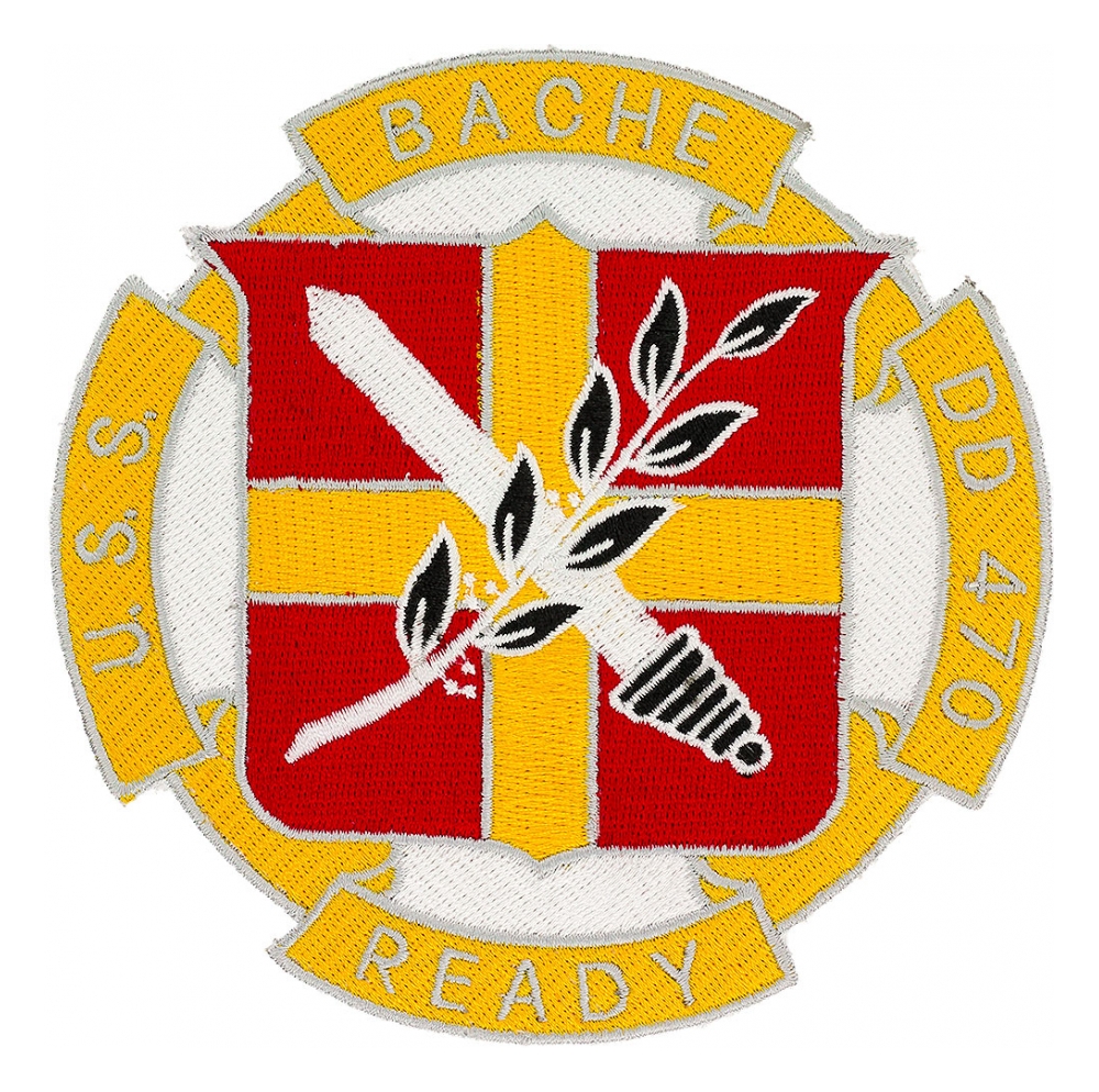USS Bache DD-470 Ship Patch | Flying Tigers Surplus