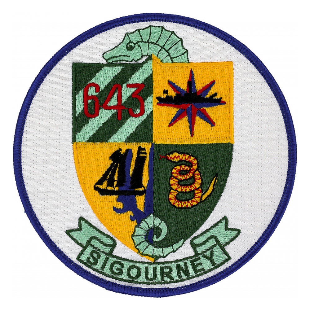 USS Sigourney DD-643 Ship Patch | Flying Tigers Surplus