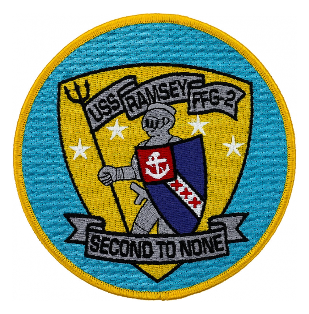 USS Ramsey FFG-2 Ship Patch | Flying Tigers Surplus
