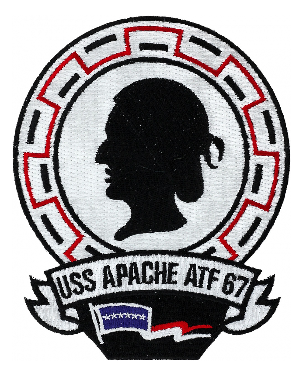 USS Apache ATF-67 Ship Patch | Flying Tigers Surplus