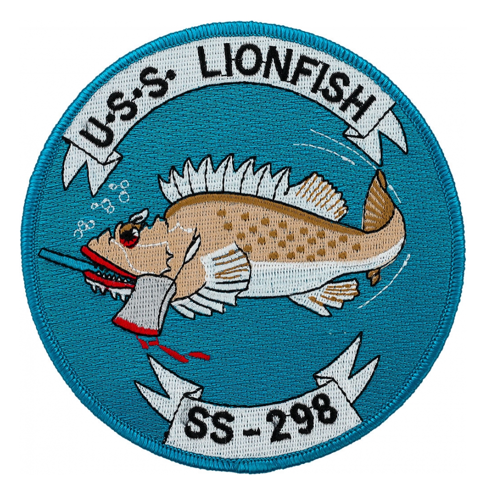 USS Lionfish SS-298 Patch | Flying Tigers Surplus