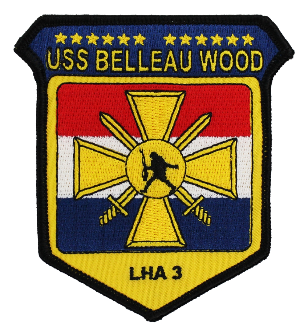 USS Belleau Wood LHA-3 Ship Patch | Flying Tigers Surplus