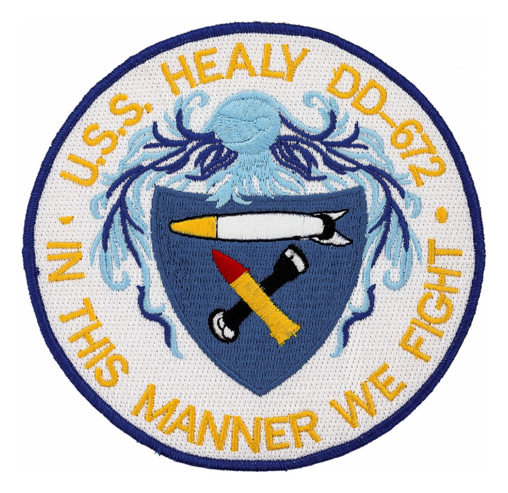 USS Healy DD-672 Ship Patch | Flying Tigers Surplus