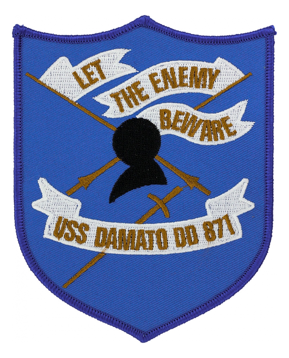 USS Damato DD-871 Ship Patch | Flying Tigers Surplus