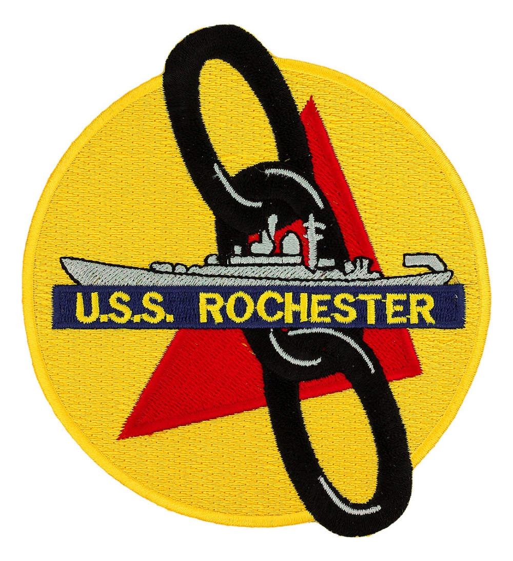 USS Rochester CA-124 Korea Ship Patch | Flying Tigers Surplus