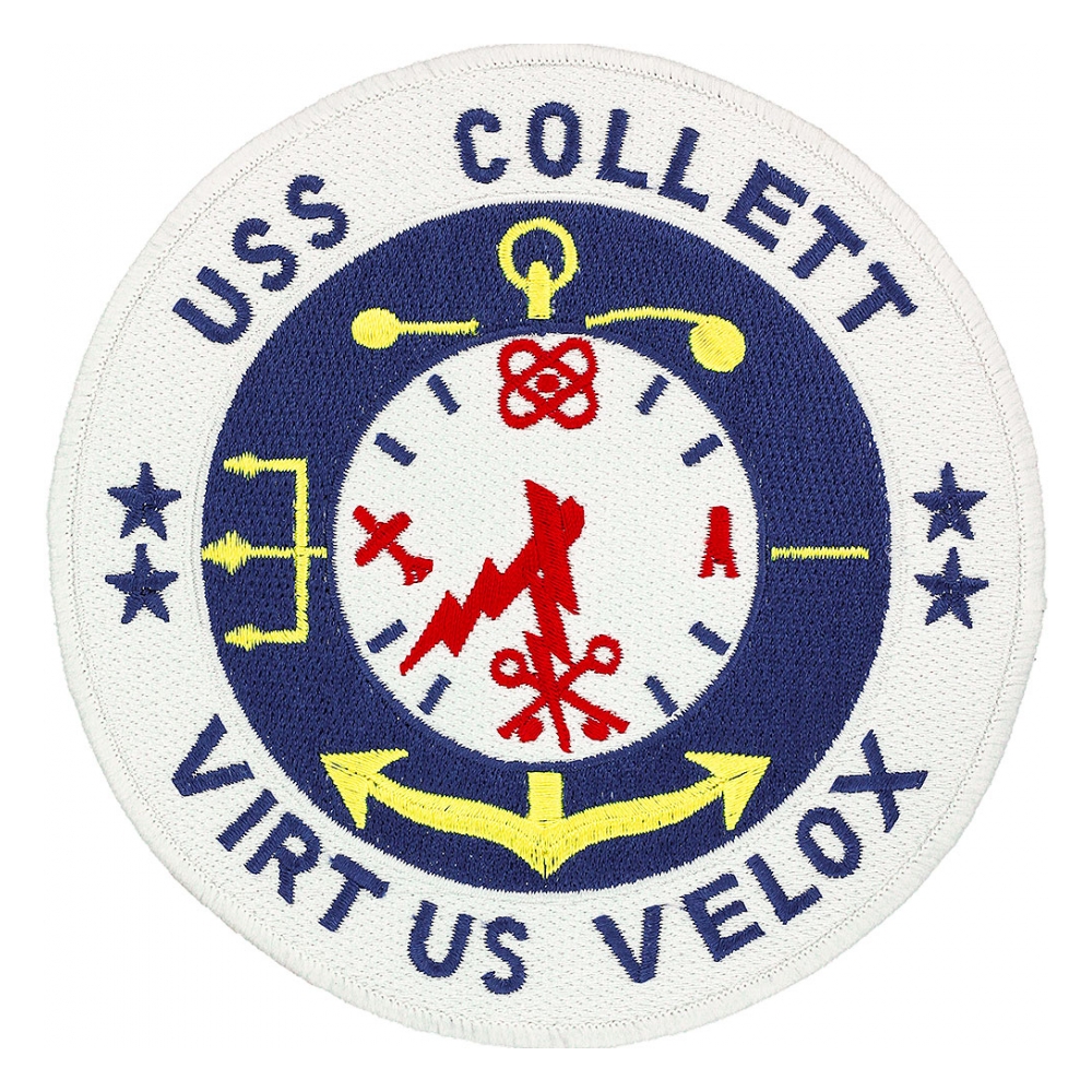 USS Collett DD-730 Ship Patch | Flying Tigers Surplus