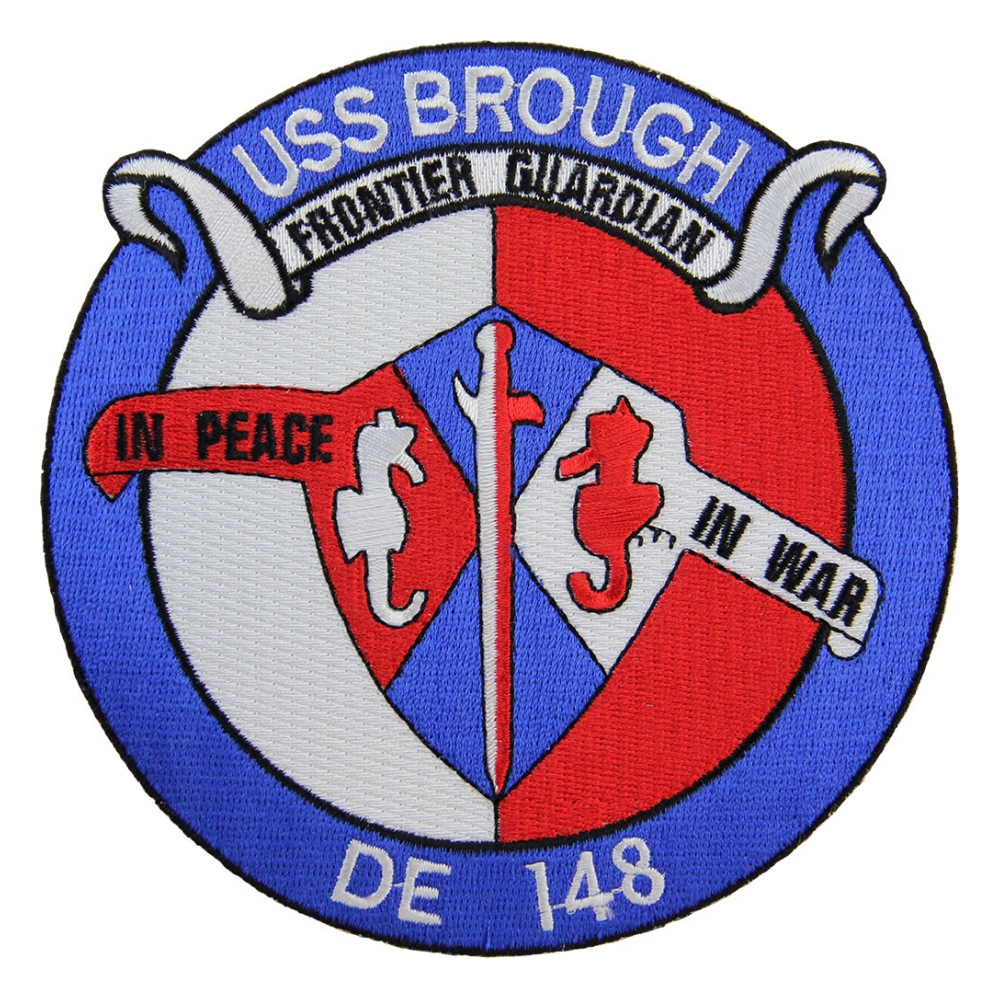 USS Brough DE-148 Ship Patch | Flying Tigers Surplus