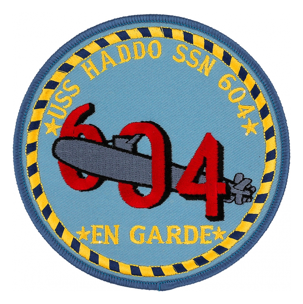 USS Haddo SSN-604 Patch | Flying Tigers Surplus USS Haddo SSN-604 Patch | Flying Tigers Surplus