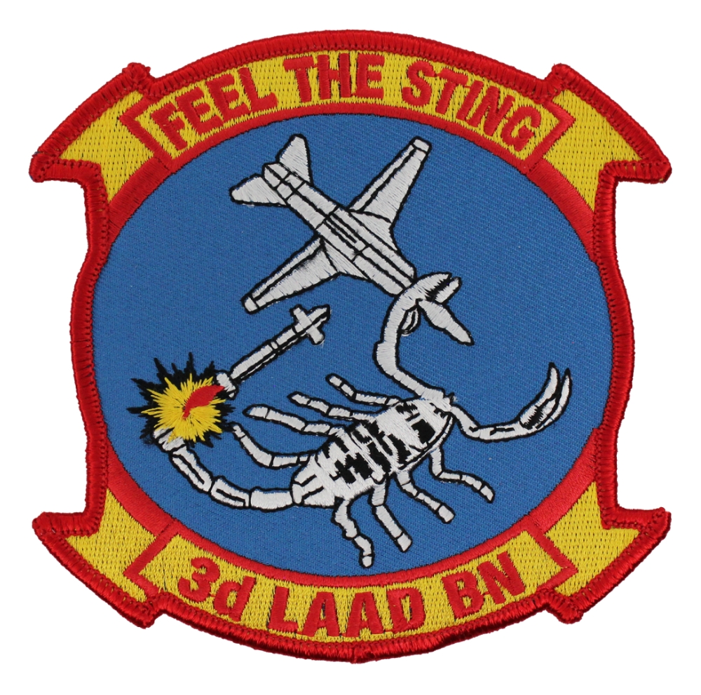 3rd Low Altitude Air Defense Battalion (3rd LAAD) Patch | Flying Tigers ...