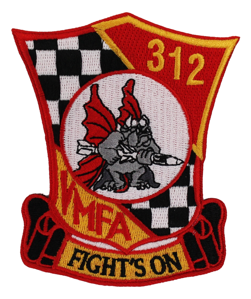 Marine Fighter Attack Squadron VMFA-312 (Fight's On) Patch | Flying ...