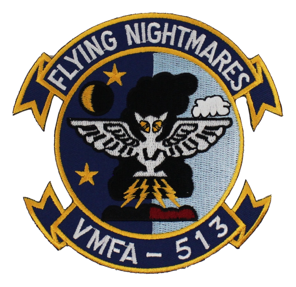 Marine Fighter Attack Squadron VMFA-513 Patch | Flying Tigers Surplus