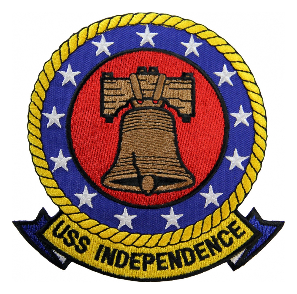 USS Independence CV-62 Ship Patch | Flying Tigers Surplus