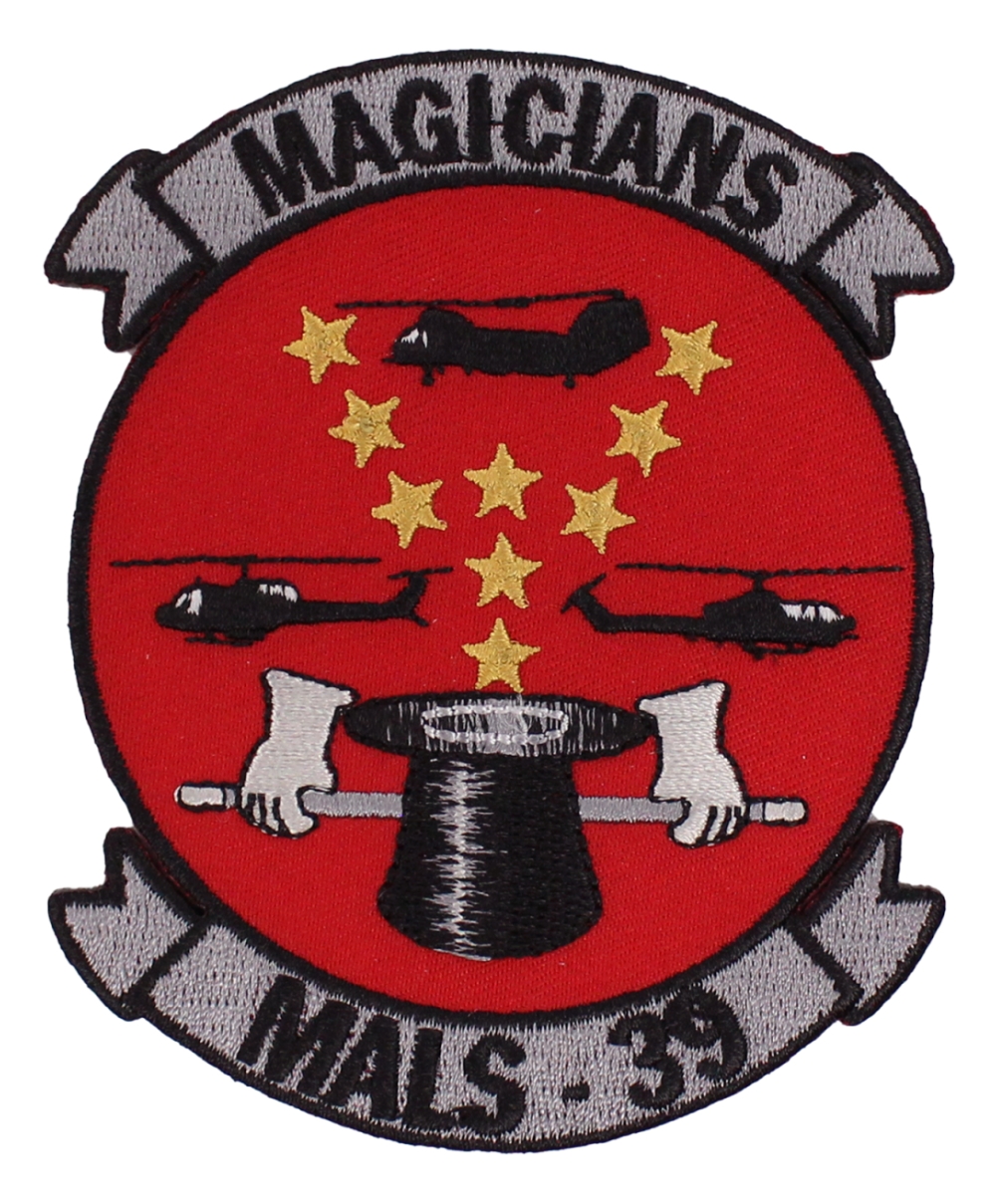 Marine Aviation Logistics Squadron MALS-39 Patch (MAGICIANS) | Flying ...