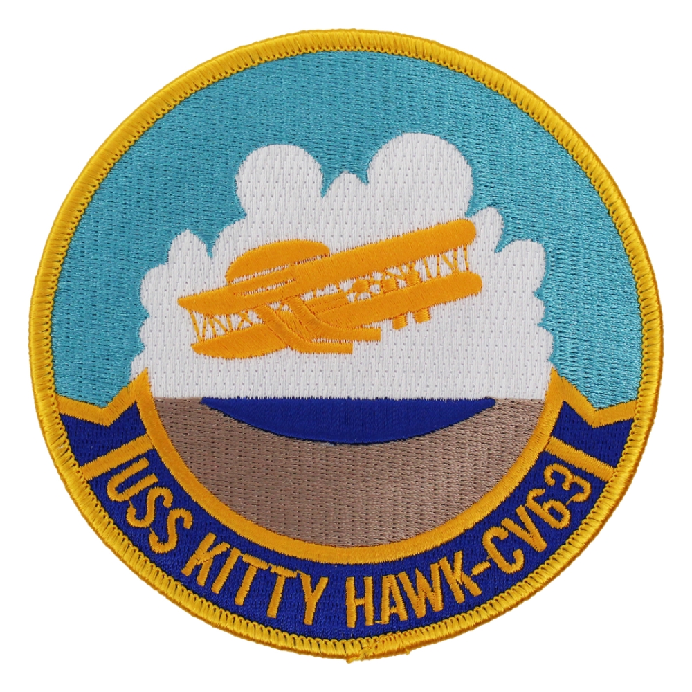 USS Kitty Hawk CV-63 Ship Patch | Flying Tigers Surplus