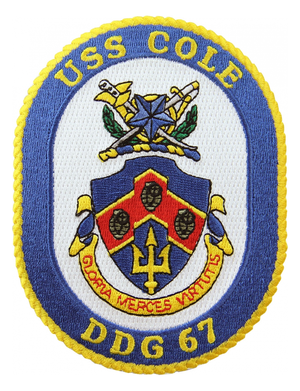 USS Cole DDG-67 Ship Patch | Flying Tigers Surplus