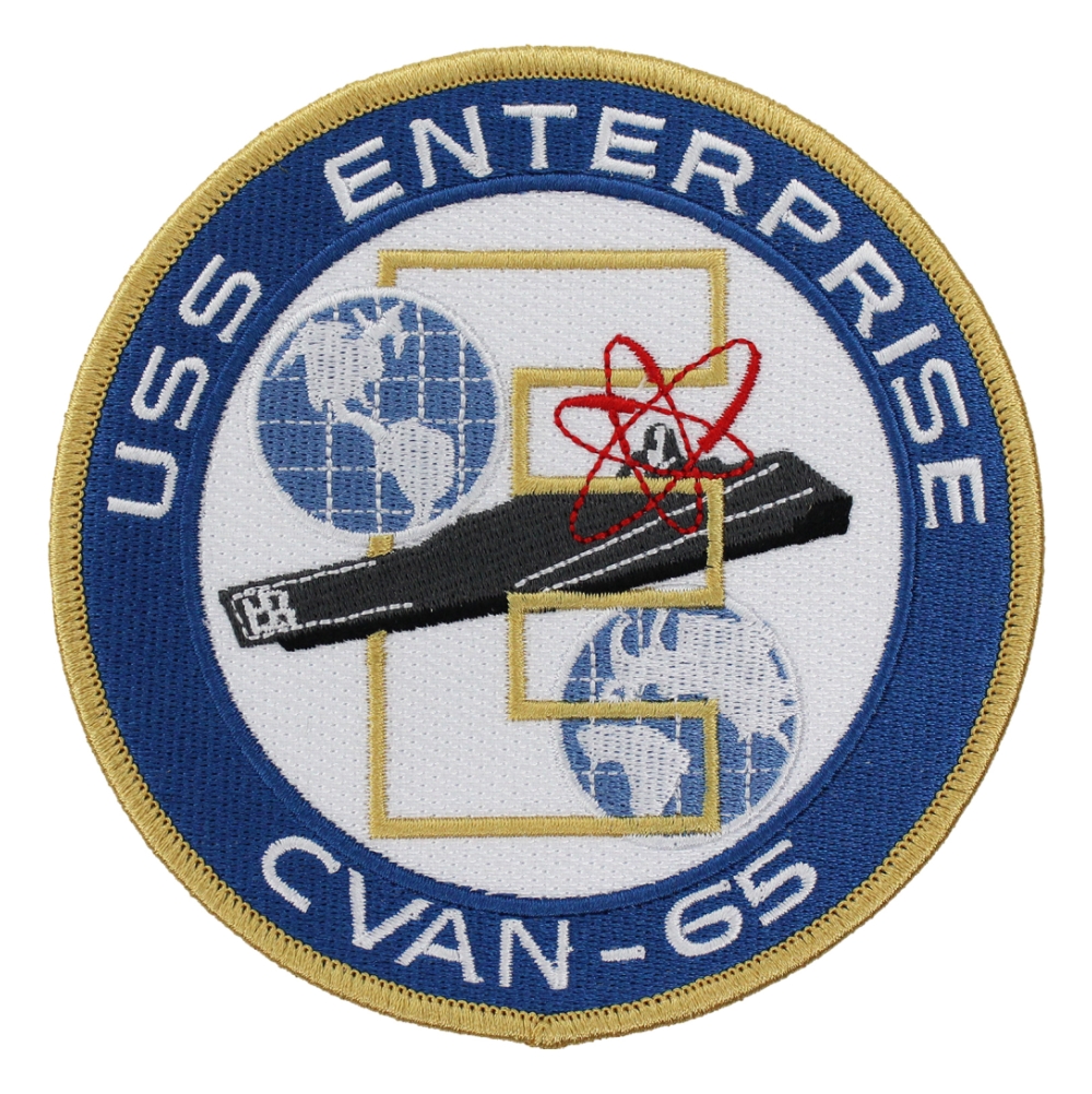 USS Enterprise CVAN-65 Ship Patch | Flying Tigers Surplus