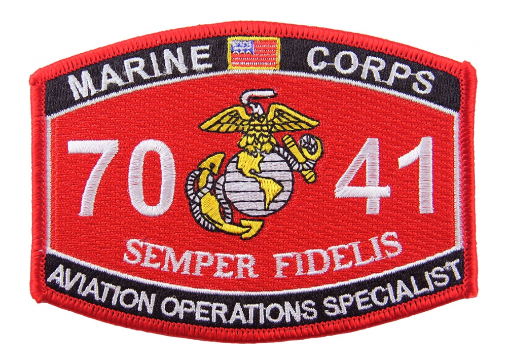 USMC MOS 7041 Aviation Operations Specialist Patch | Flying Tigers Surplus