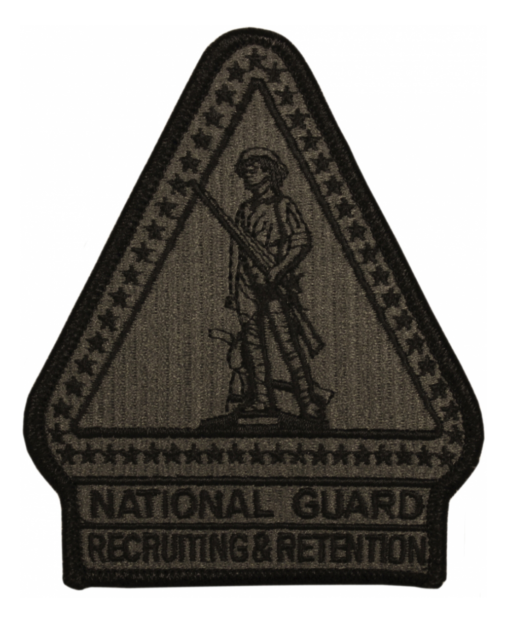 National Guard Recruiting & Retention Foliage Green Patch (VELCRO ...