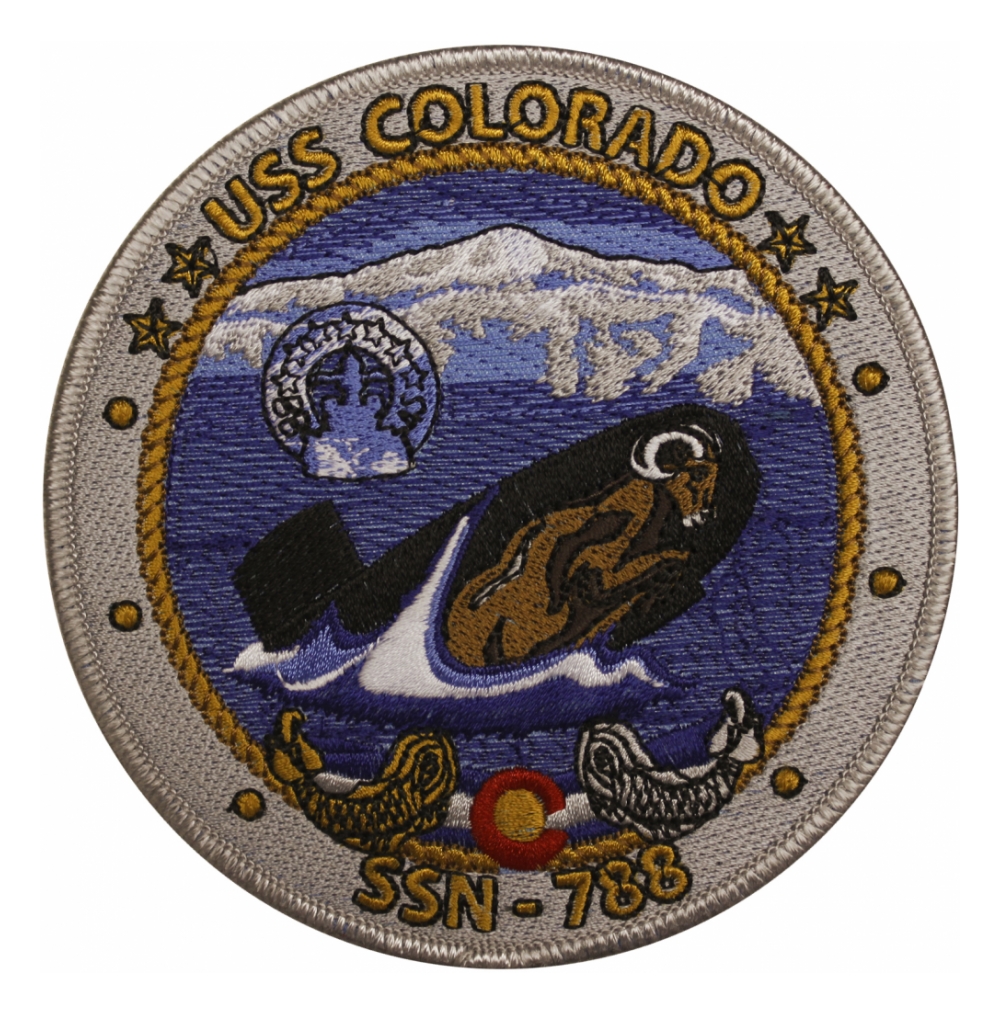 USS Colorado SSN-788 Patch | Flying Tigers Surplus