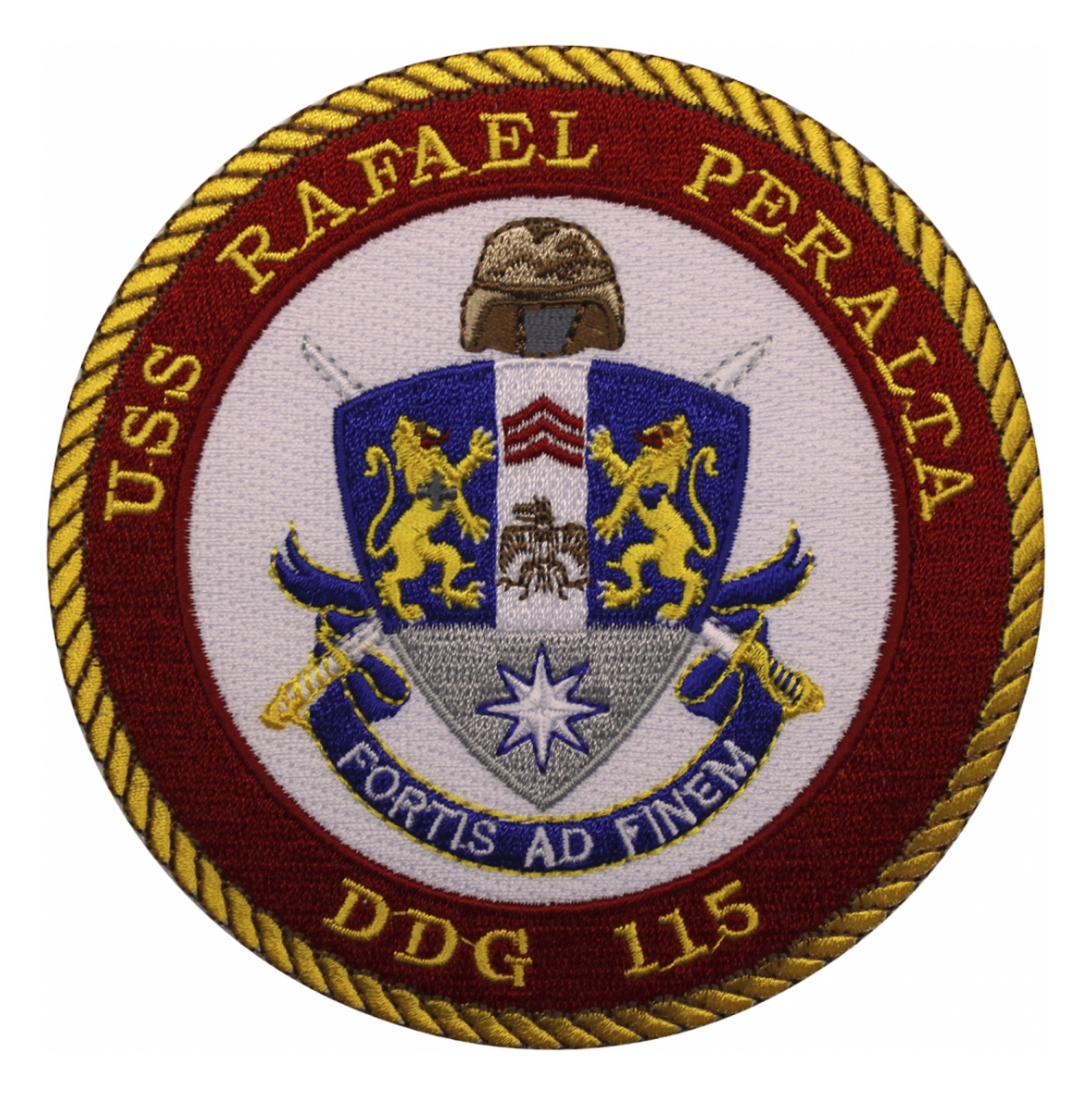 USS Rafael Peralta DDG-115 Ship Patch | Flying Tigers Surplus