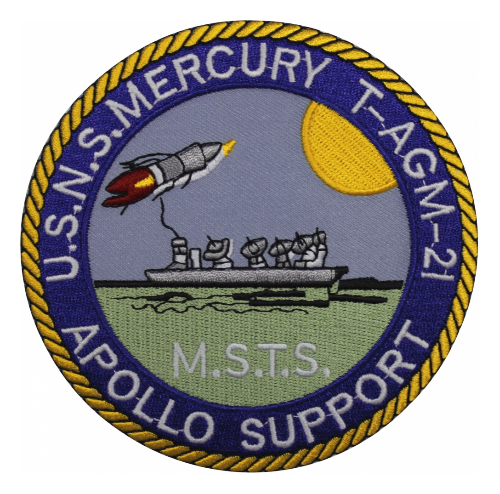 USNS Mercury T-AGM 21 Ship Patch | Flying Tigers Surplus
