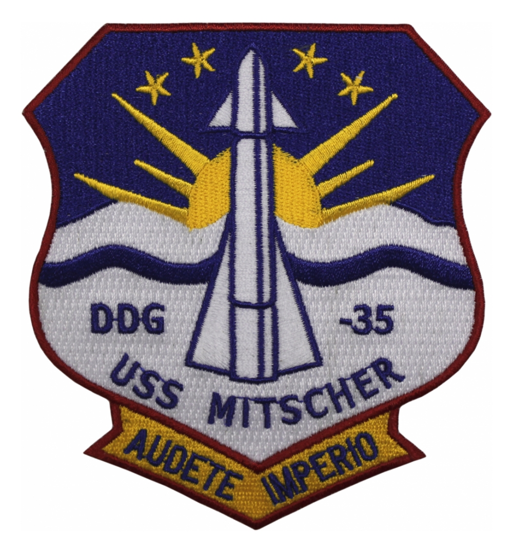 USS Mitscher DDG-35 Ship Patch | Flying Tigers Surplus