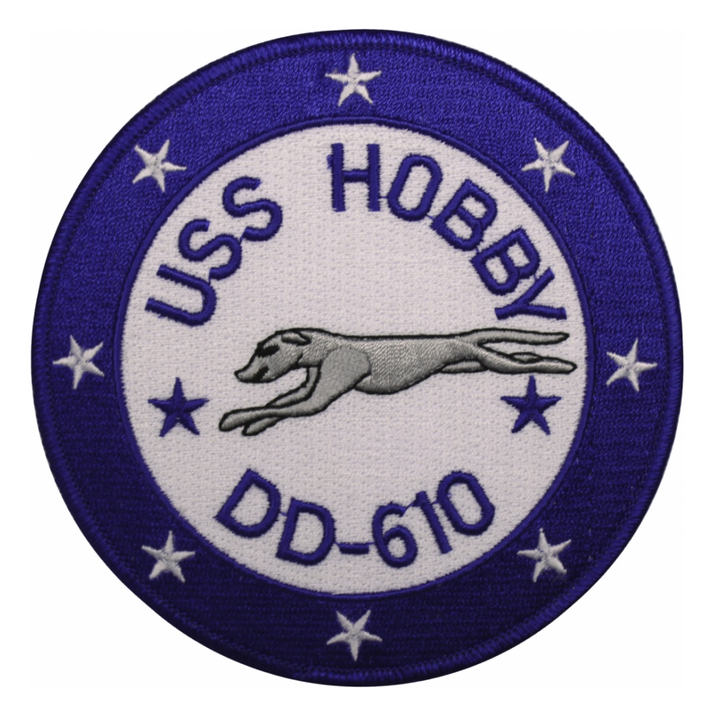 USS Hobby DD-610 Ship Patch | Flying Tigers Surplus