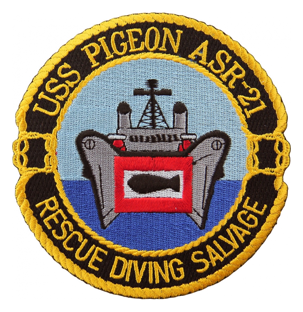 Navy Submarine Rescue Ship Patches (ASR) | Flying Tigers Surplus