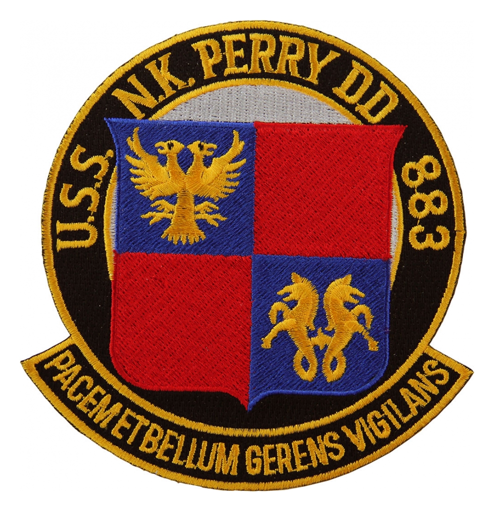 USS N.K. Perry DD-883 Ship Patch | Flying Tigers Surplus