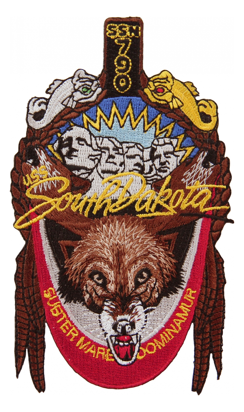 USS South Dakota SSN-790 Patch | Flying Tigers Surplus