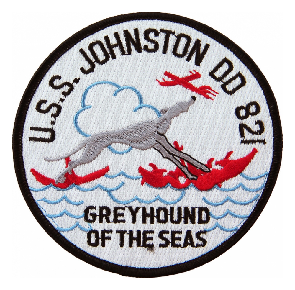 USS Johnston DD-821 Ship Patch | Flying Tigers Surplus