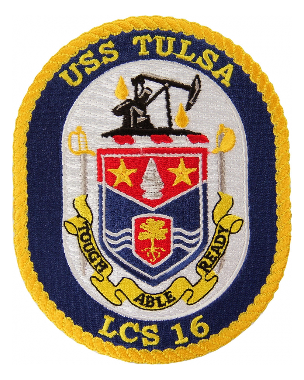 USS Tulsa LCS-16 Ship Patch | Flying Tigers Surplus