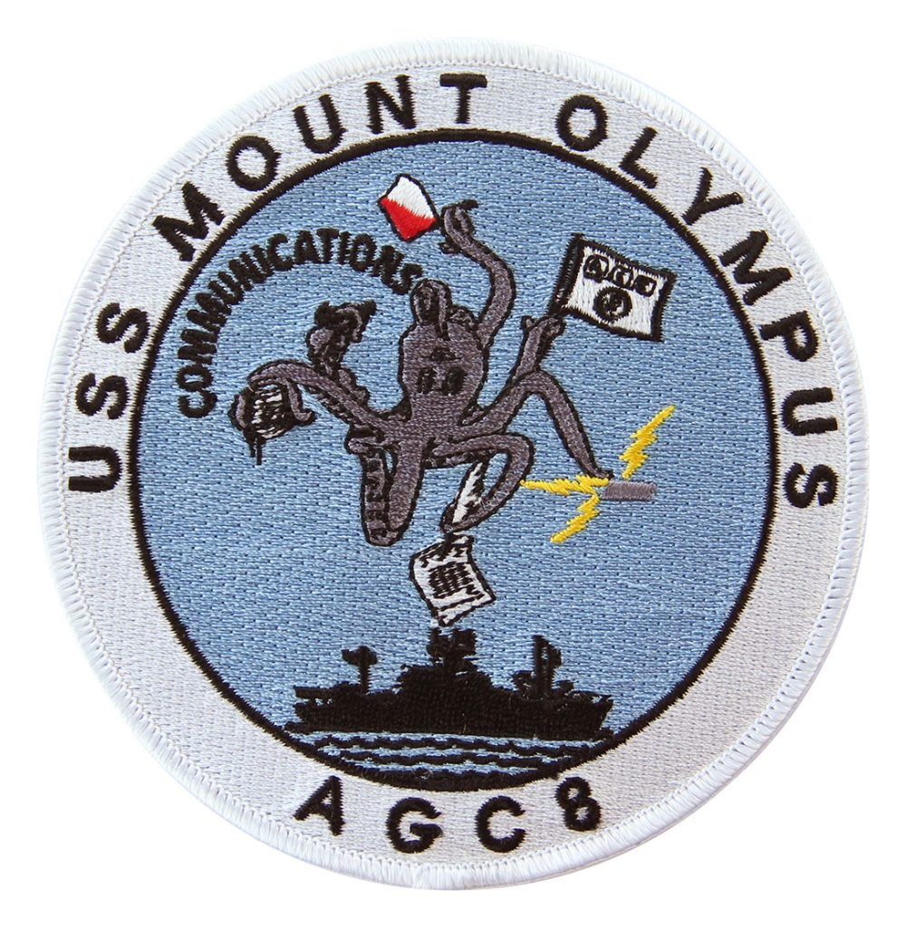 Navy Amphibious Force Flagship Patches (AGC) | Flying Tigers Surplus