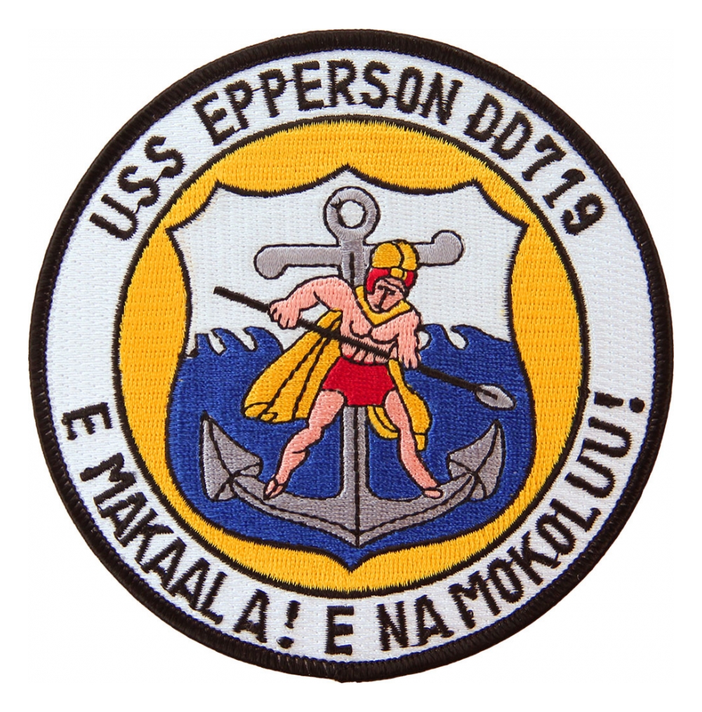 USS Epperson DD-719 Ship Patch | Flying Tigers Surplus