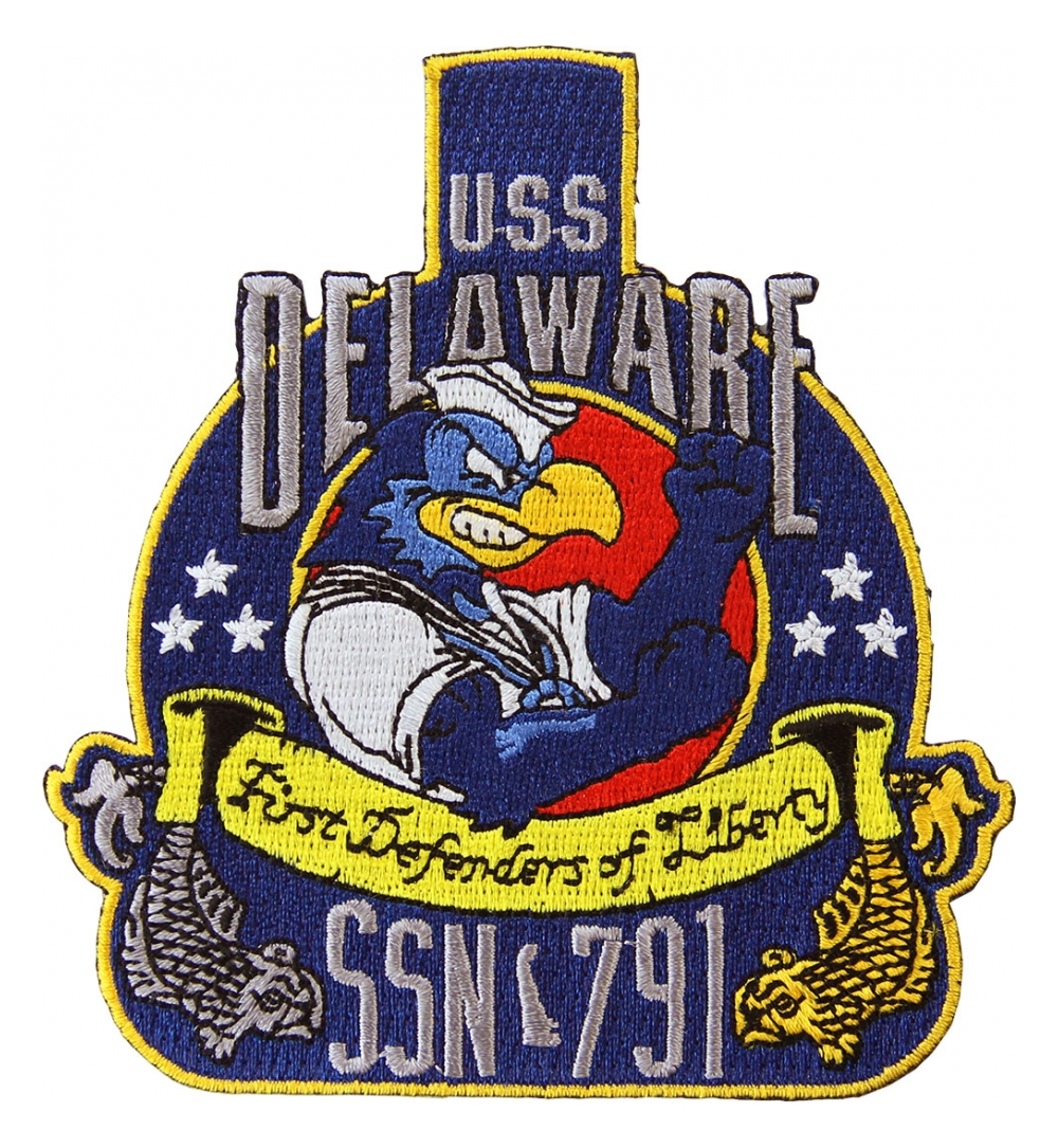 USS Delaware SSN-791 Patch | Flying Tigers Surplus