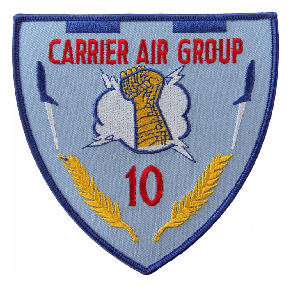 Navy Carrier Air Group CAG-10 Patch | Flying Tigers Surplus