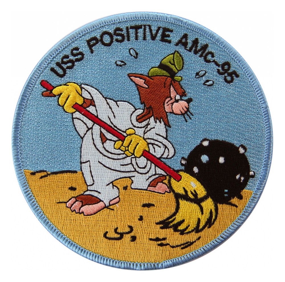 USS Positive AMc-95 Ship Patch | Flying Tigers Surplus
