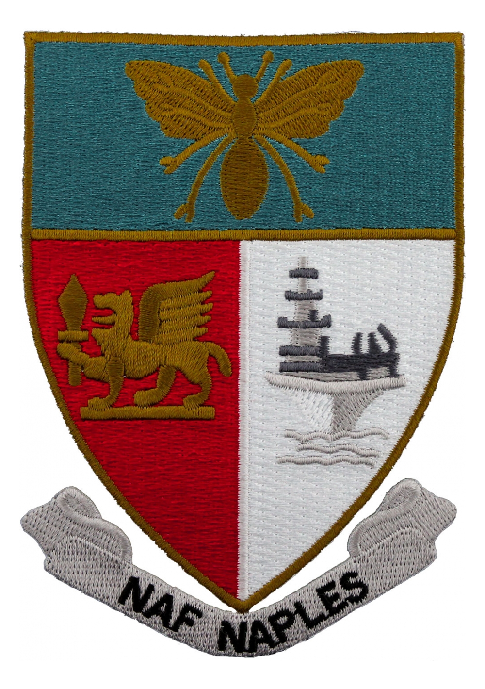 Naval Air Facility Naples, Italy Patch | Flying Tigers Surplus