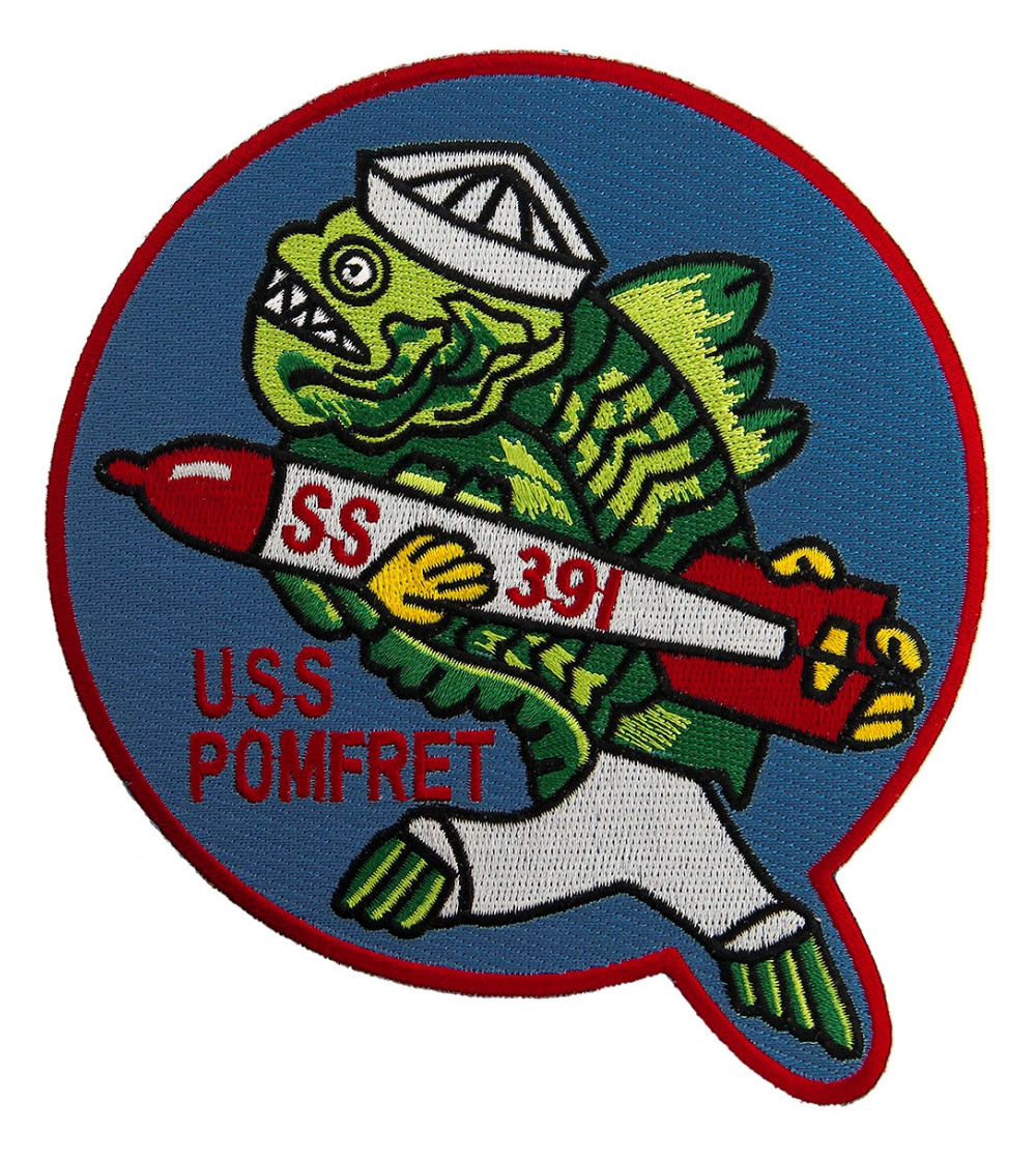 USS Pomfret SS-391 Patch | Flying Tigers Surplus