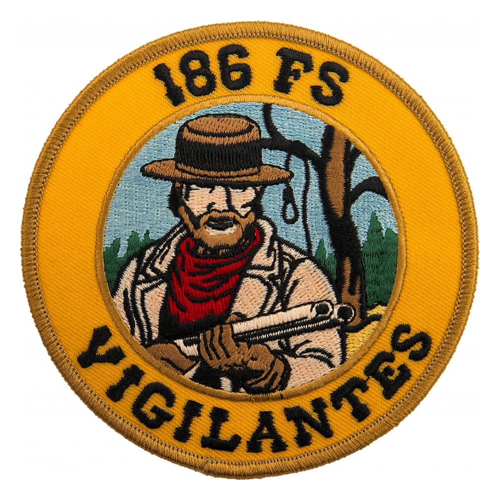 Air Force 186th Fighter Squadron (Vigilantes) Patch | Flying Tigers Surplus