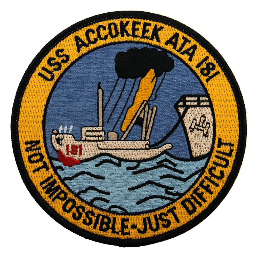 Navy Auxiliary Fleet Tug Patches (ATA) | Flying Tigers Surplus